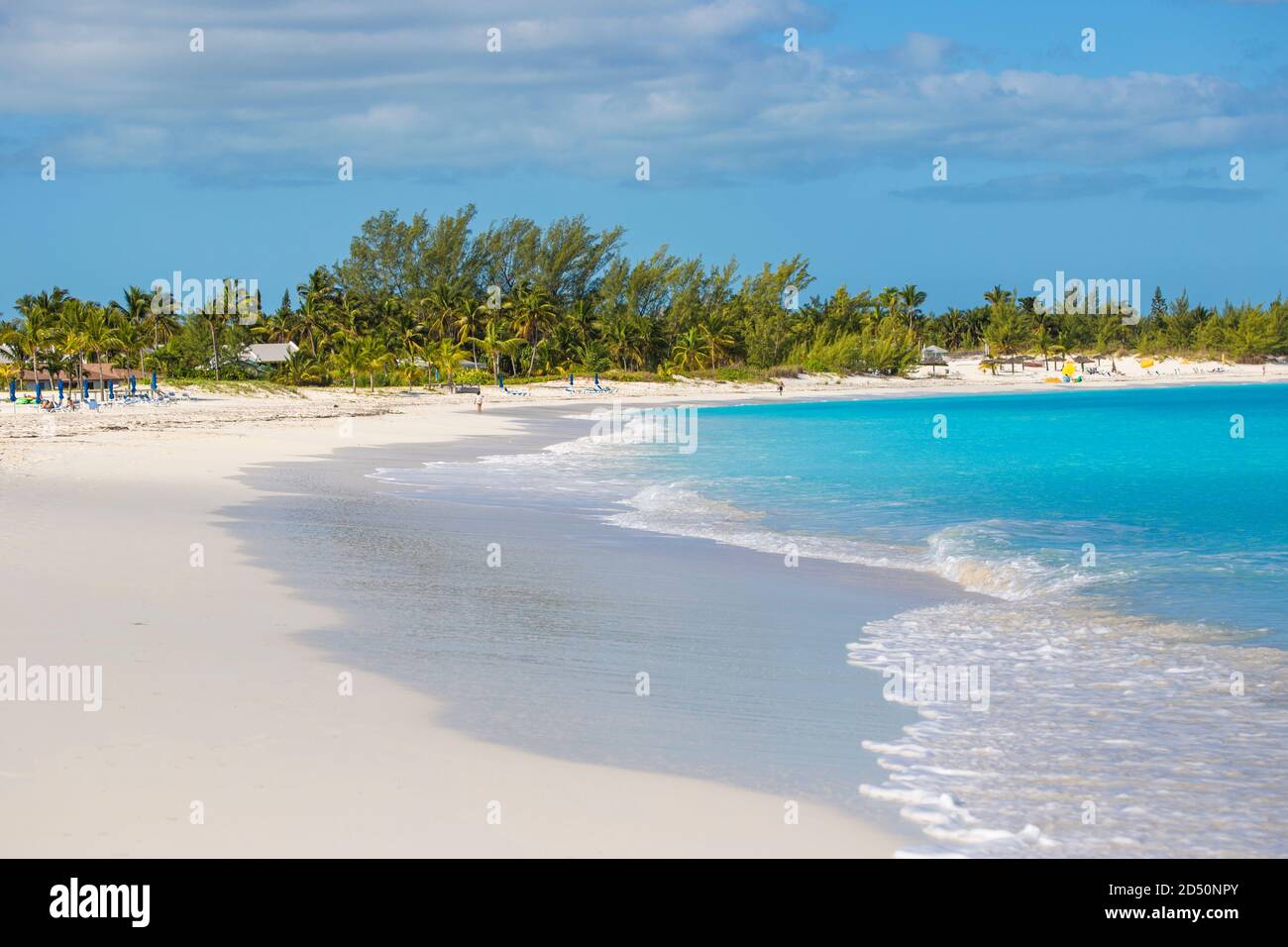 Bahamas, Abaco Islands, Great Abaco, Beach at Treasure Cay Stock Photo ...