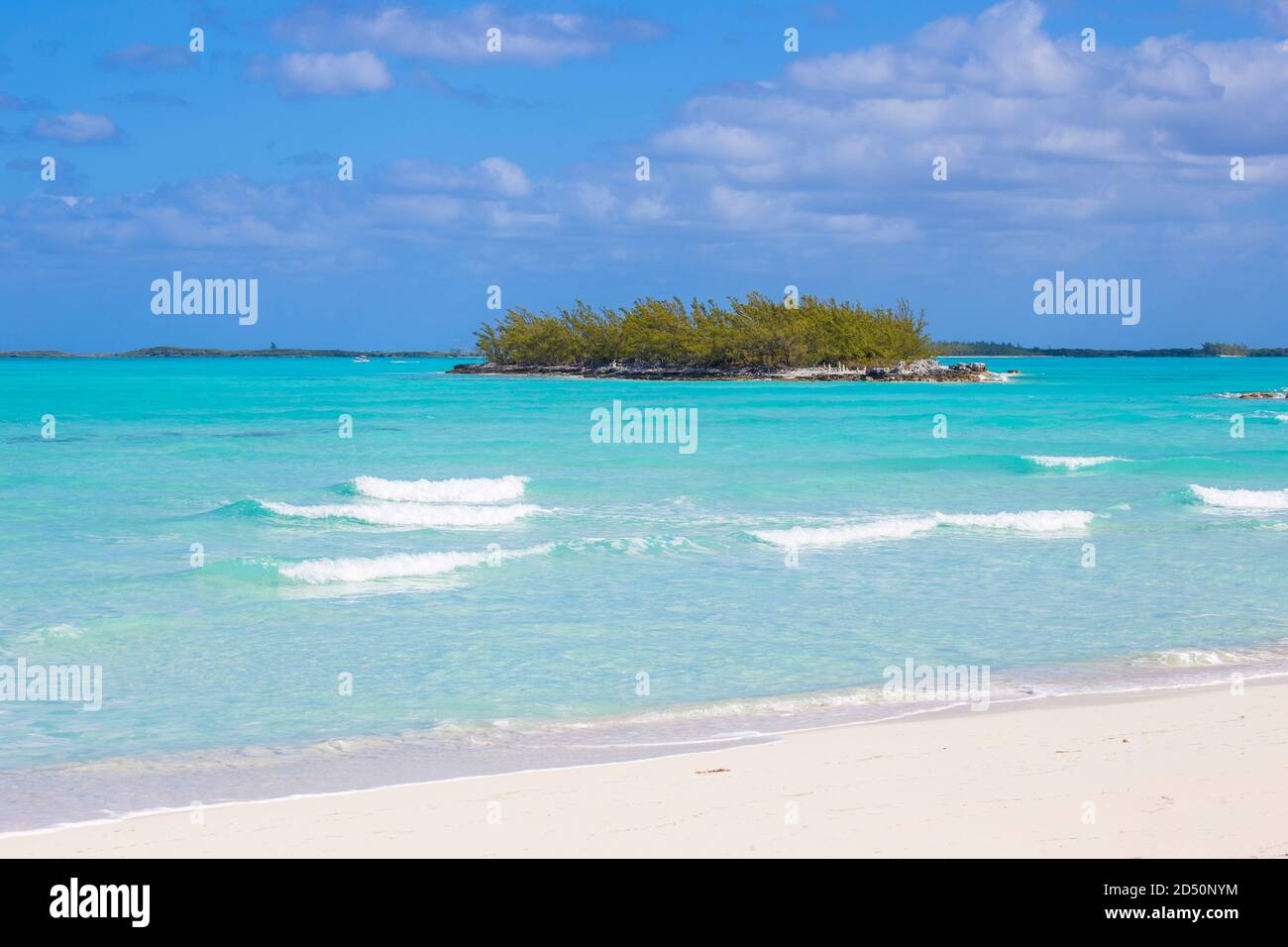 Bahamas, Abaco Islands, Great Abaco, Beach at Treasure Cay Stock Photo ...