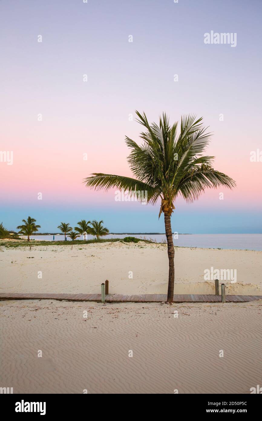 Bahamas, Abaco Islands, Great Abaco, Beach at Treasure Cay Stock Photo ...