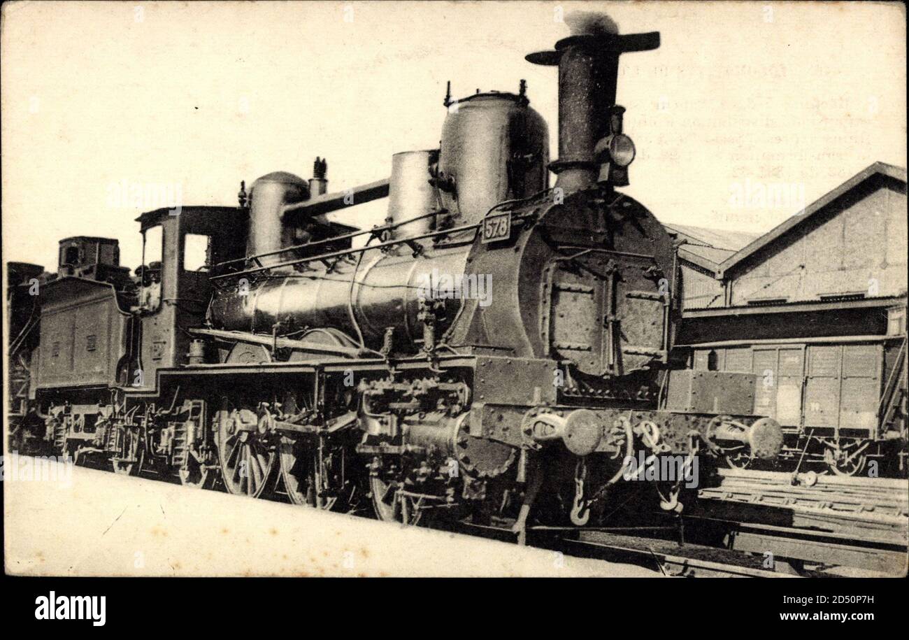 Locomotives de l'Orleans, Machine 578, Vapeur saturee | usage worldwide ...