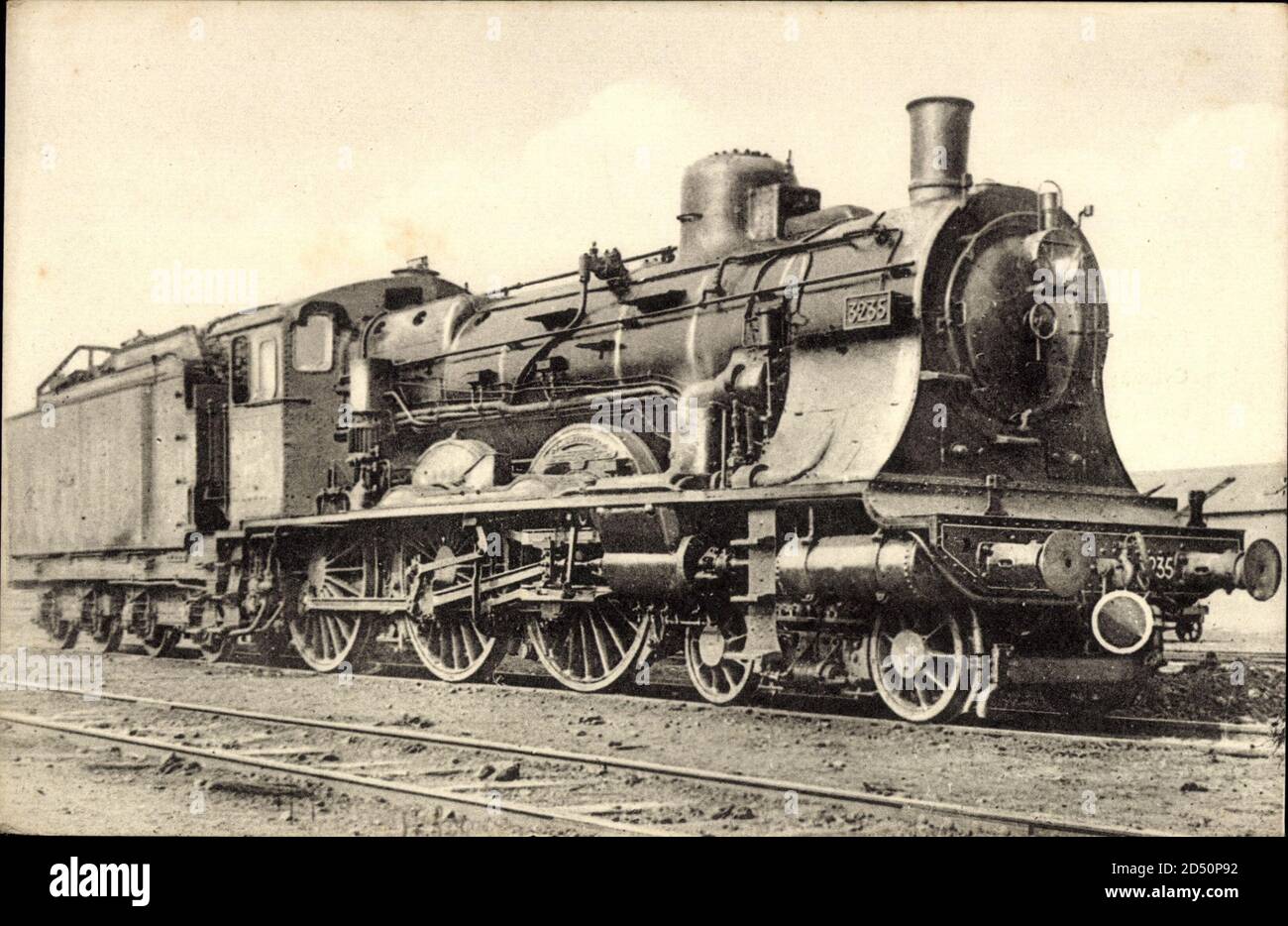 Locomotives de l'Est, Machine 3235, devenue 230.235, Surchauffeur DM ...
