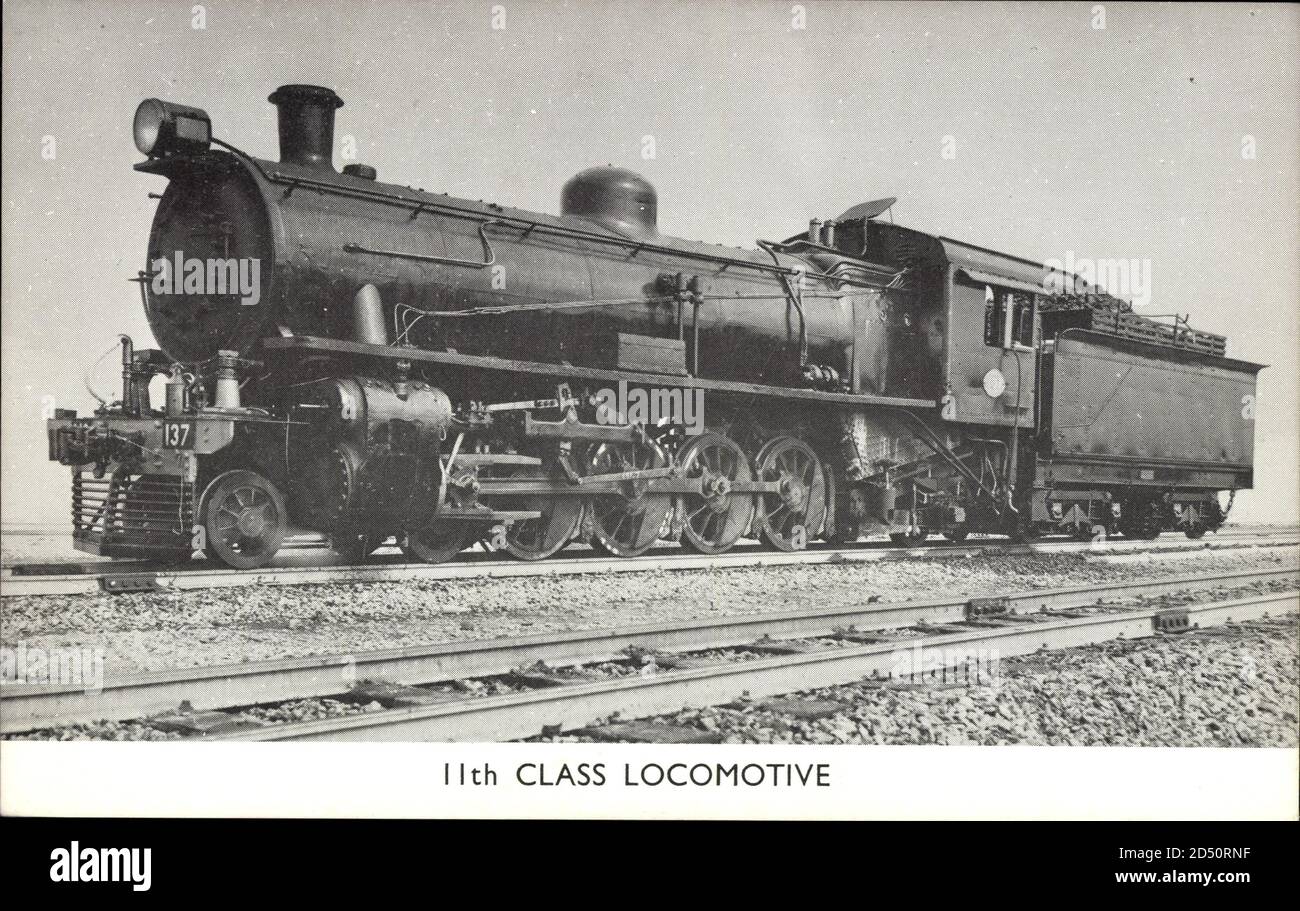 11th Class Locomotive, Eisenbahn, Großbritannien, Dampflok, Tender ...