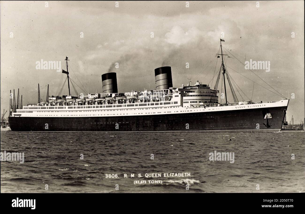 Cunard white star line hi-res stock photography and images - Alamy