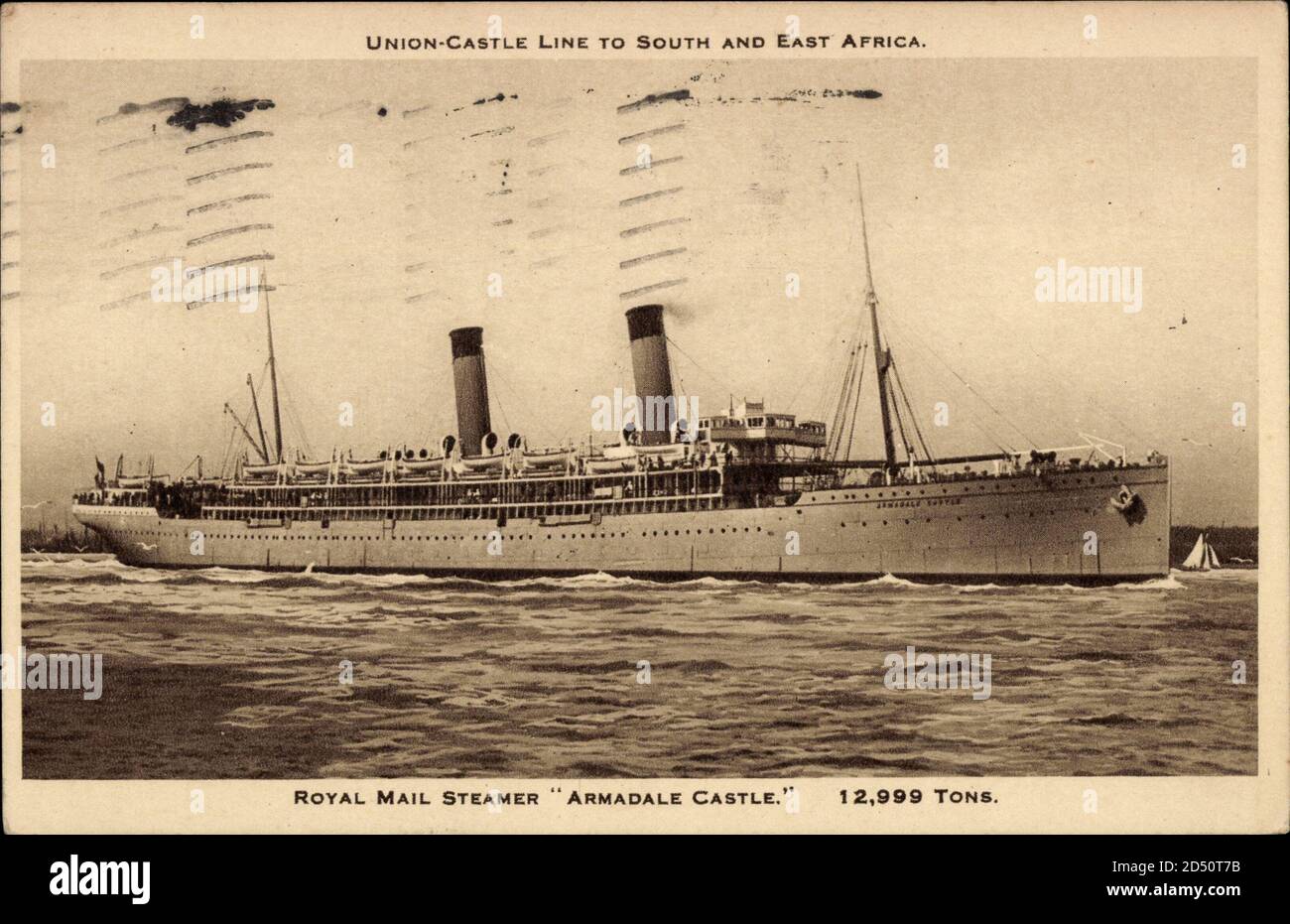 Union Castle Line, UC, Royal Mail Steamer, Armadale Castle | usage ...