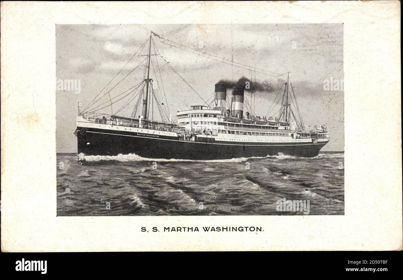 Cosulich Soc Triestina di Navigazione, S.S. Martha Washington | usage ...