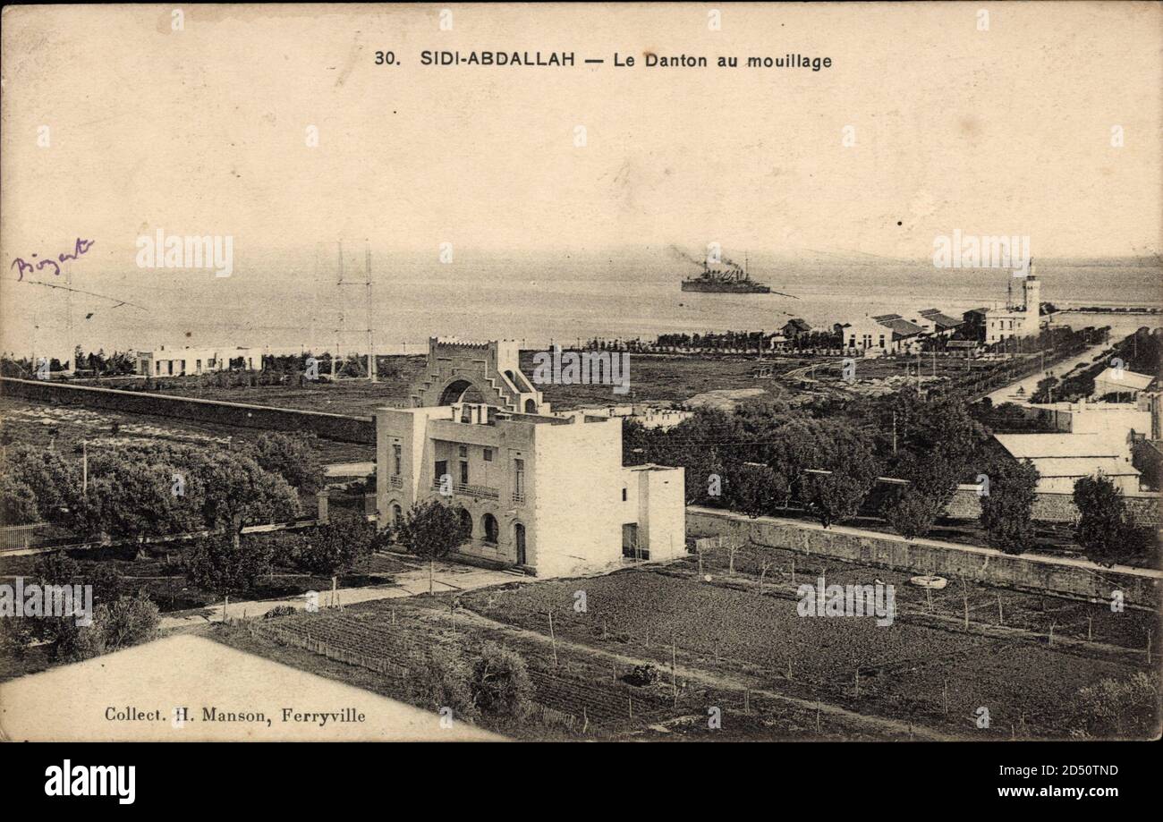 Sidi Abdallah Tunesien, Le Danton au Mouillage, Hafen | usage worldwide ...