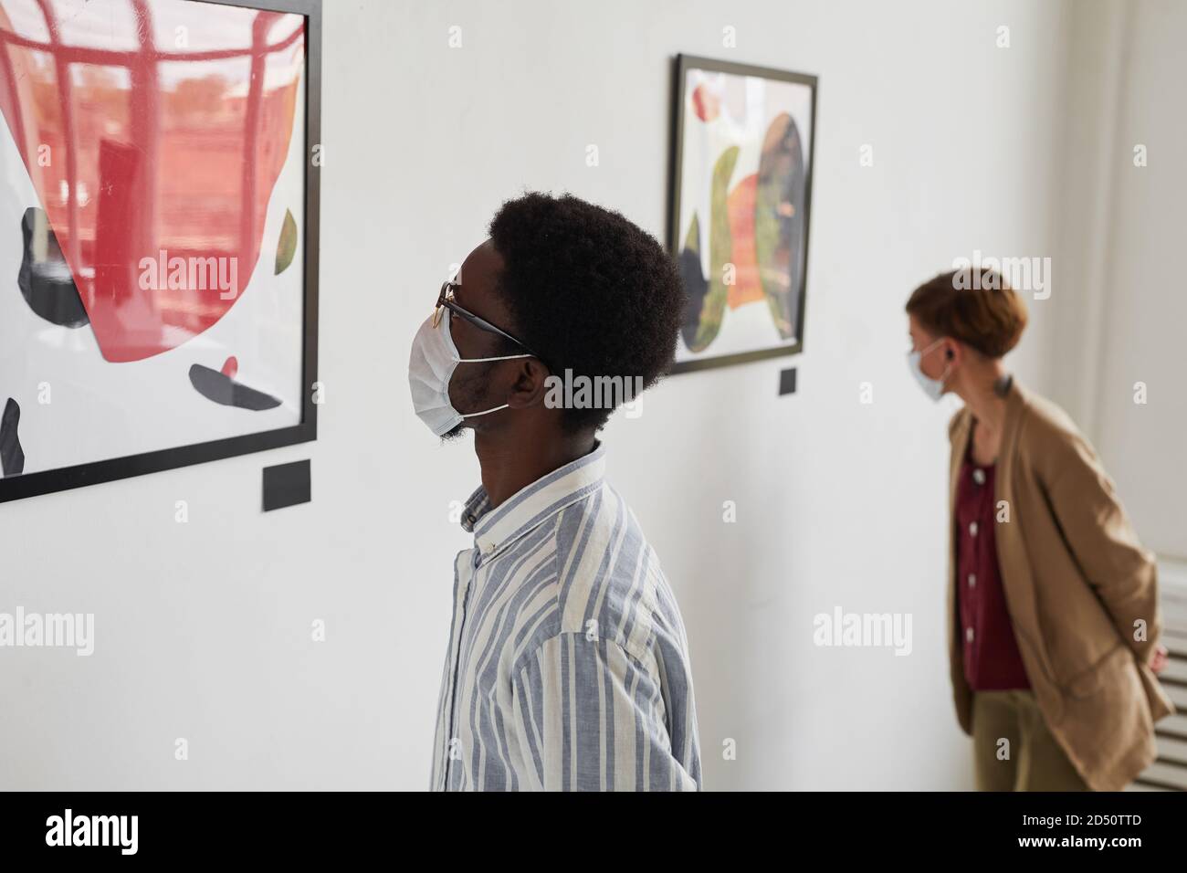 People Looking At Art Hd