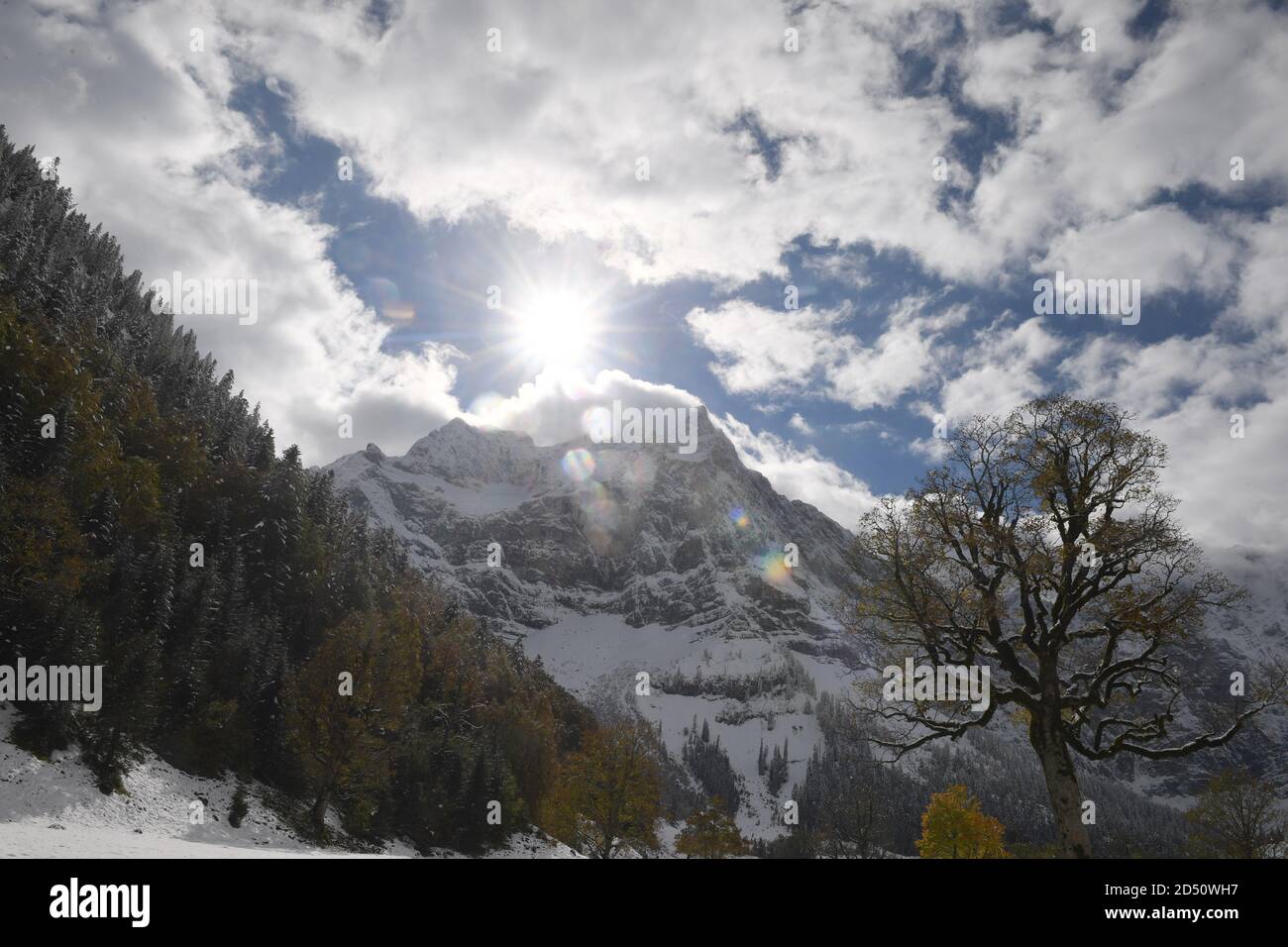 Eng, Austria. 12th Oct, 2020. Near the Austrian village of Eng am ...