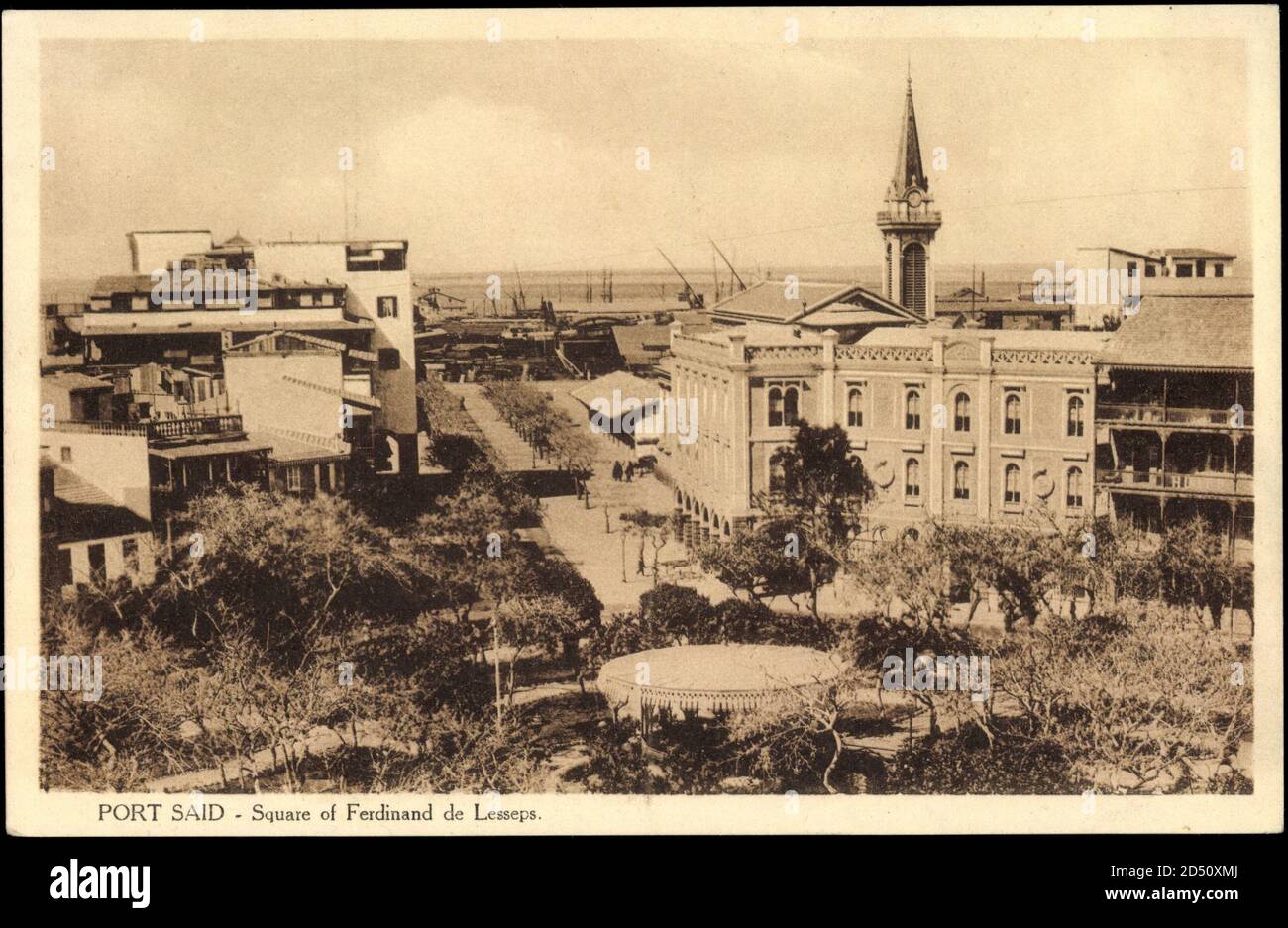 Port Said Ägypten, Square of Ferdinand de Lesseps | usage worldwide ...