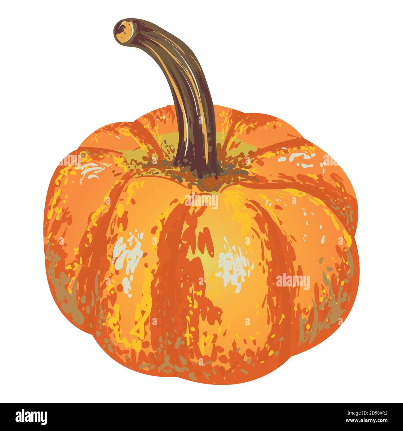 vector isolated pumpkin for an autumn design Stock Vector Image & Art ...