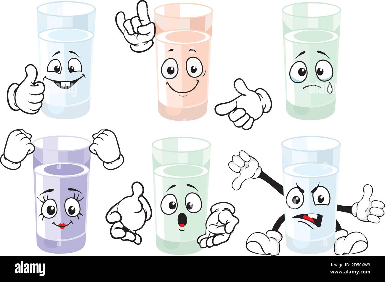 Glass Of Water Coloring Pages