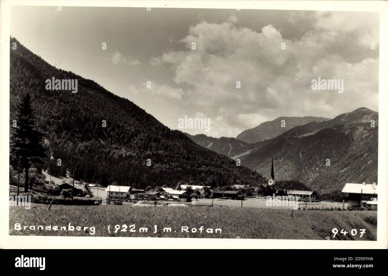 Brandenberg Nörd. Kalkalpen Tirol, Panorama | usage worldwide Stock ...
