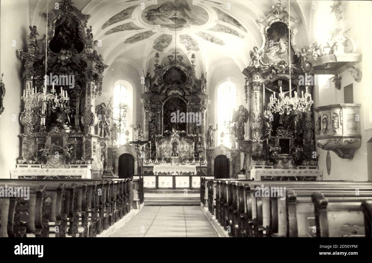 Alpbach bei Brixlegg Tirol, Innenansicht der Kirche, Altar | usage ...