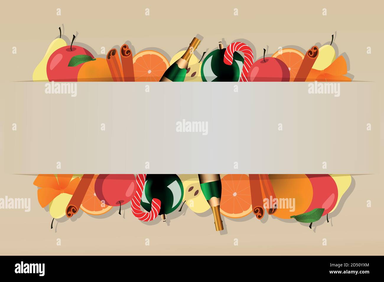 Drawing red wreath frame Stock Vector Images - Alamy