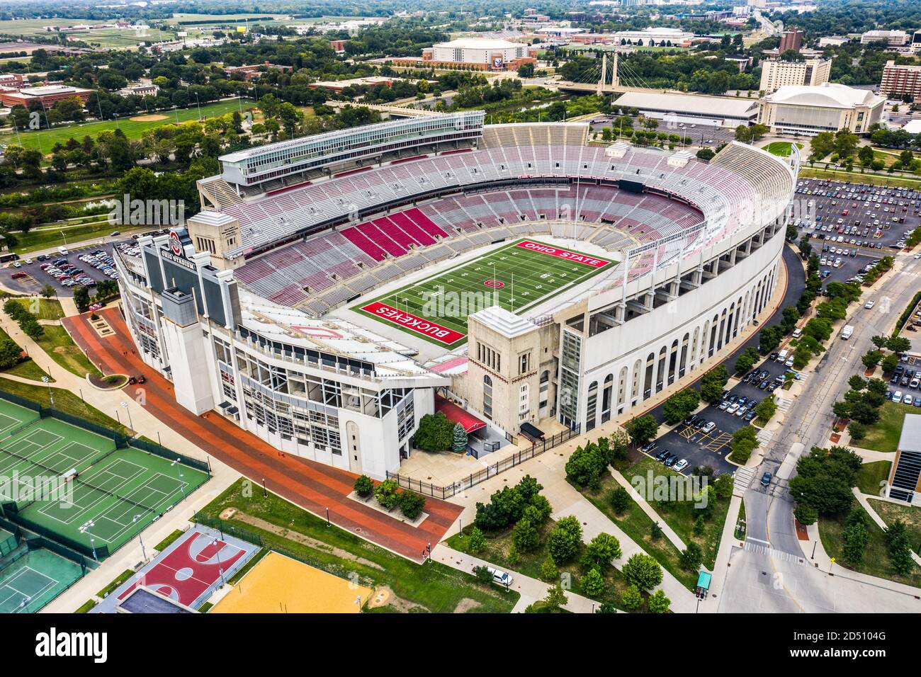 Ohio Stadium, Ohio State University, Columbus, Ohio, USA Stock Photo ...