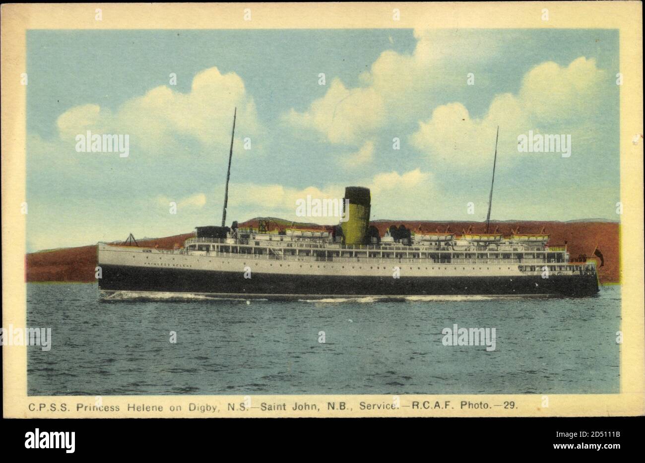 Canadian Pacific Ships, CPS, Princess Helene on Digby, Saint John ...