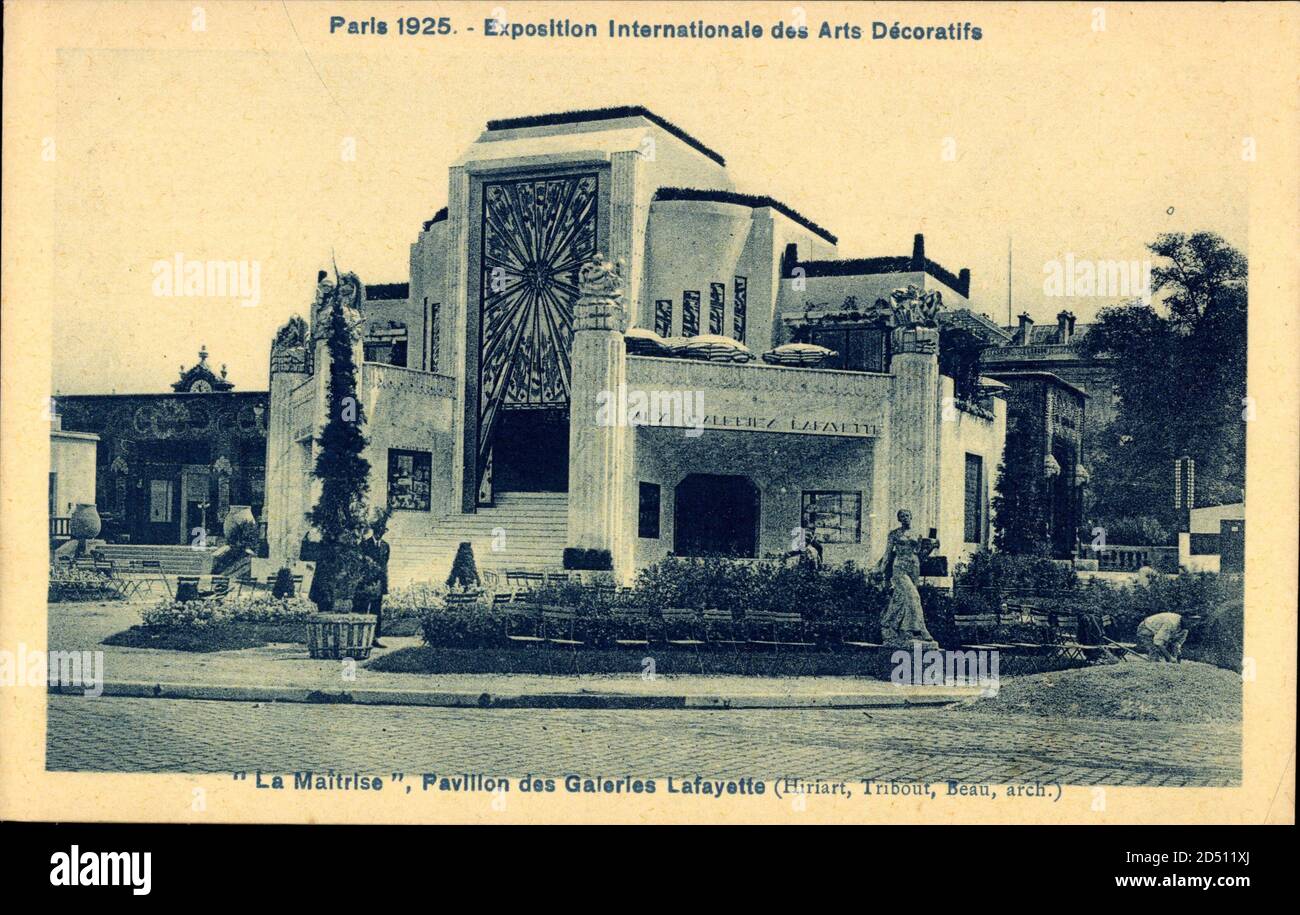 Paris, Weltausstellung 1925, Expo Internat. d. Arts Déco.,La Maîtrise ...