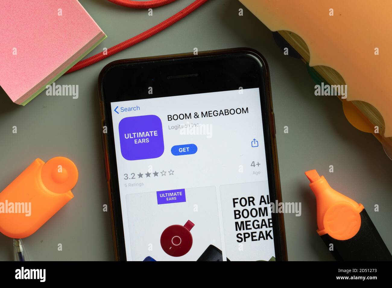 Boom logo hi-res stock photography and images - Alamy