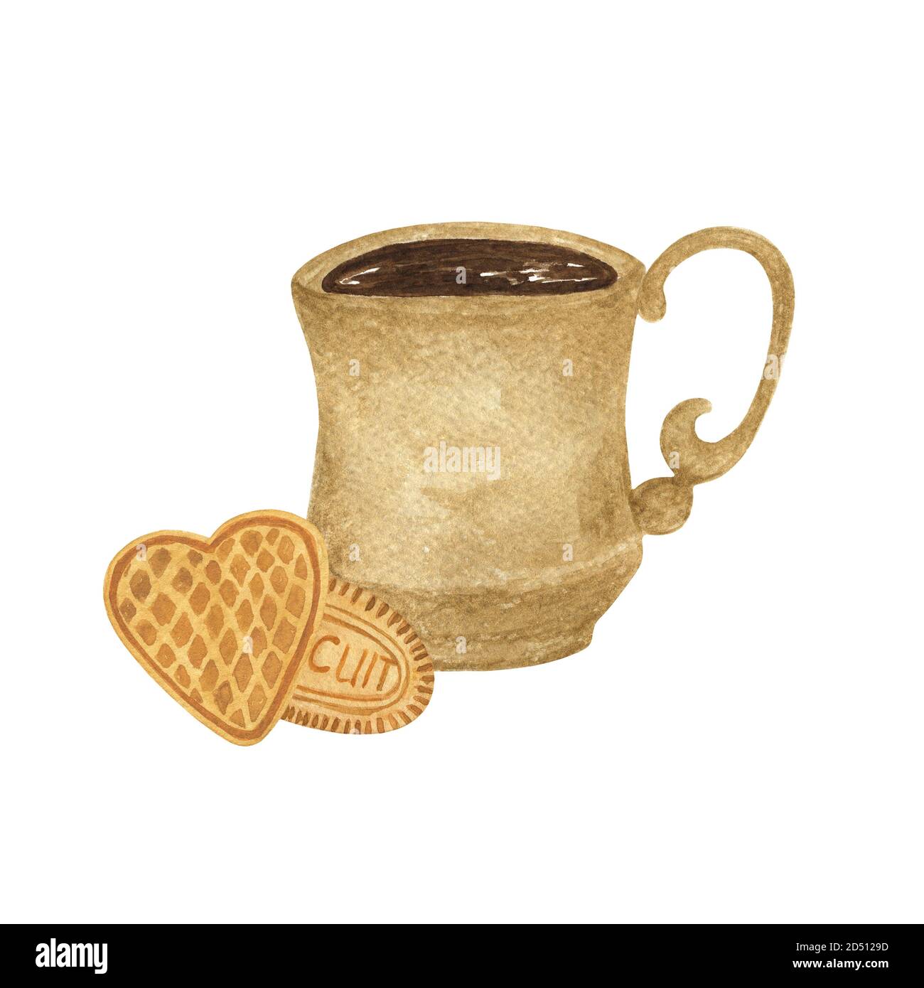 Banner tasty hot cocoa Cut Out Stock Images & Pictures - Alamy