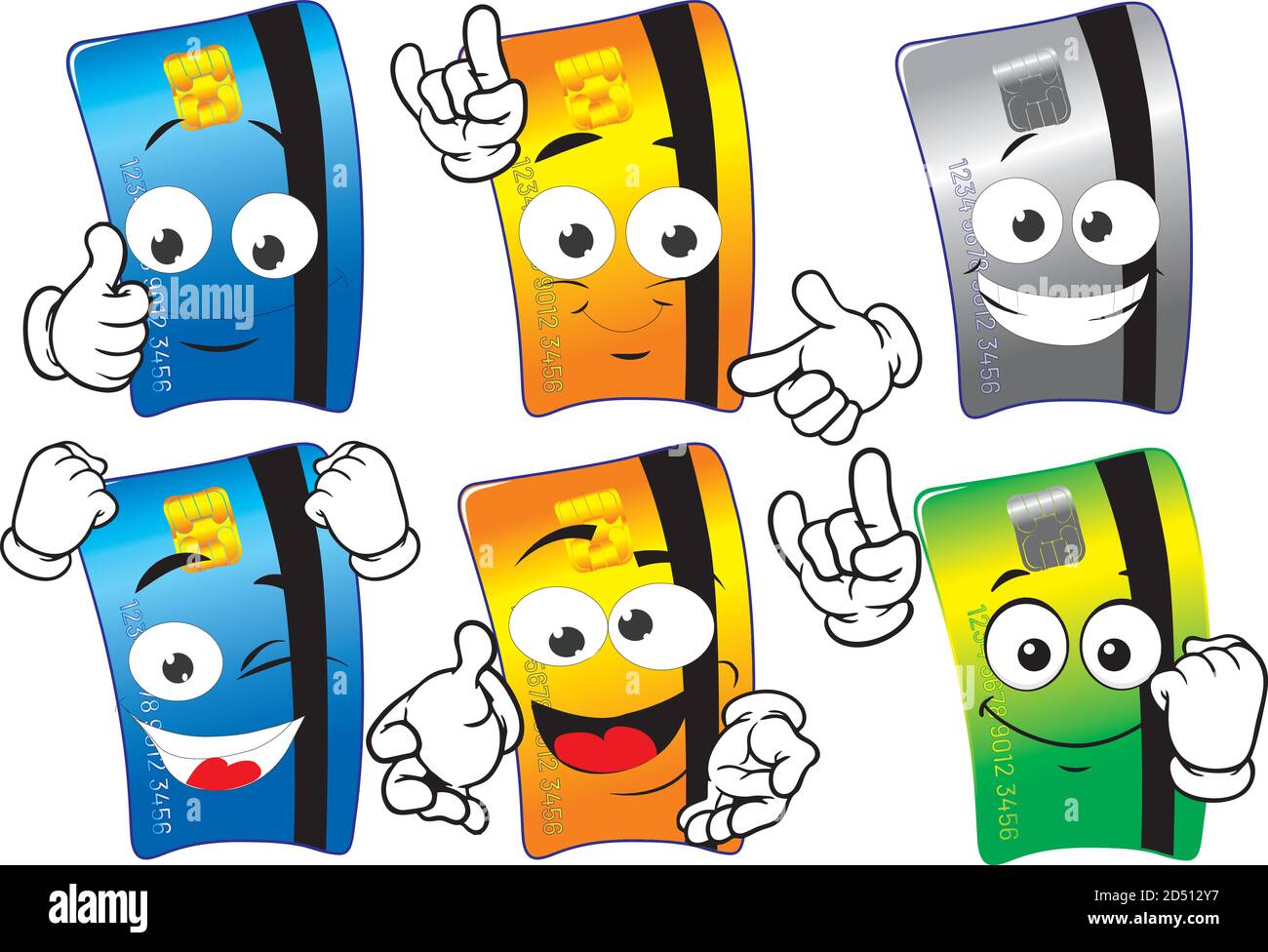 Prepaid currency card Stock Vector Images - Alamy
