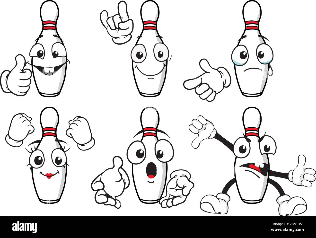 Funny Bowling Pins