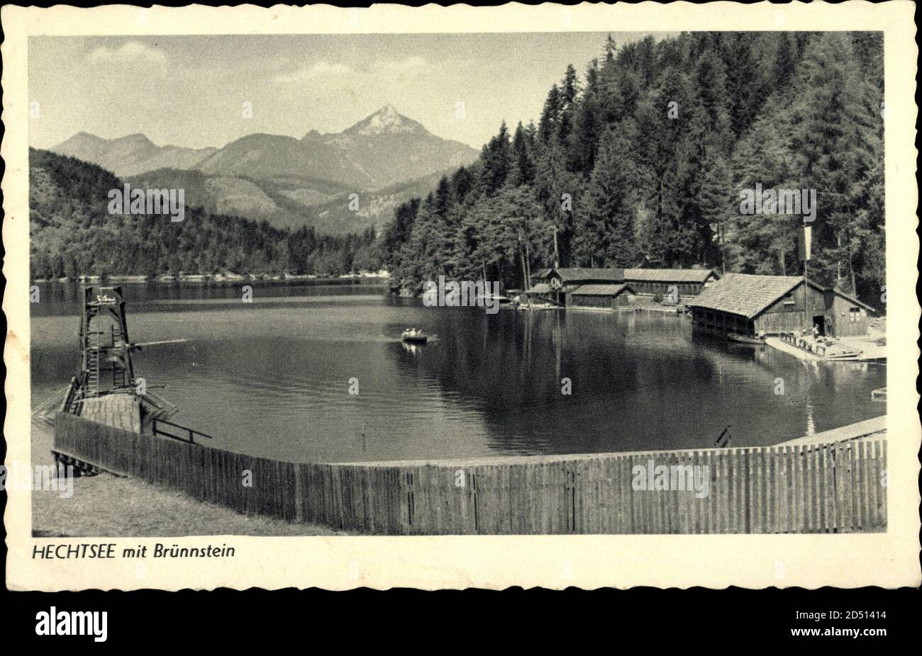 Kufstein Hechtsee Tirol, Freibad mit Brünnstein | usage worldwide Stock ...