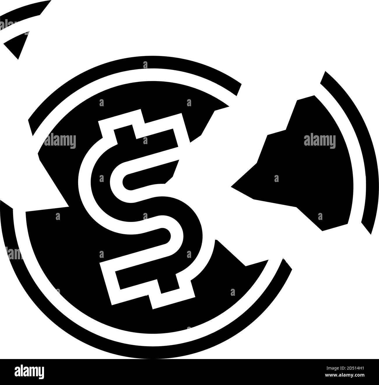 Crashed the economy Stock Vector Images - Alamy