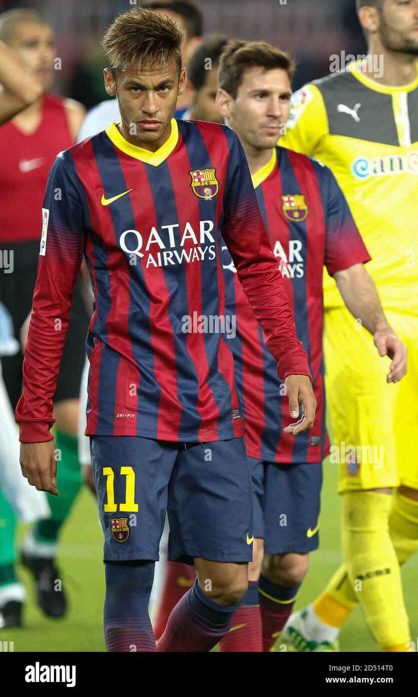 Neymar And Messi 2013 Atletico Madrid 1 Barcelona 1: Neymar Scores