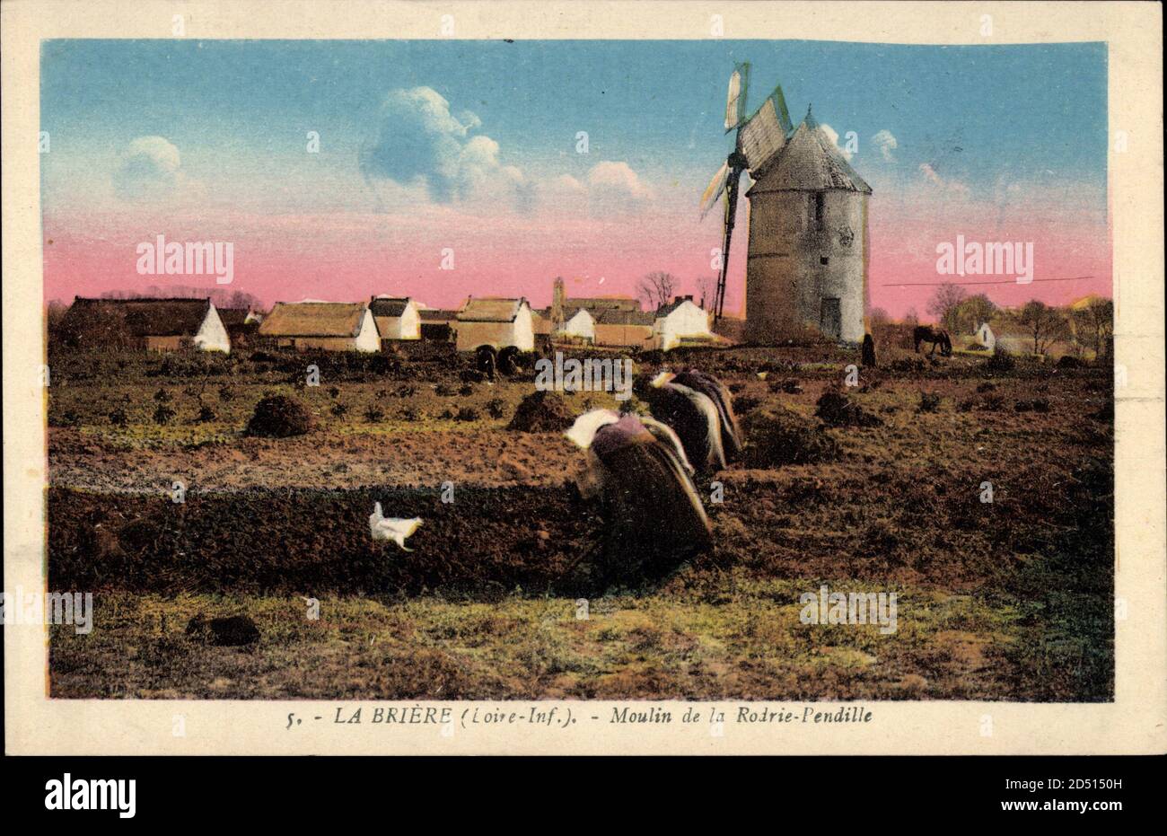 La Brière Loire Atlantique, Moulin de la Rodrie Pendille | usage ...