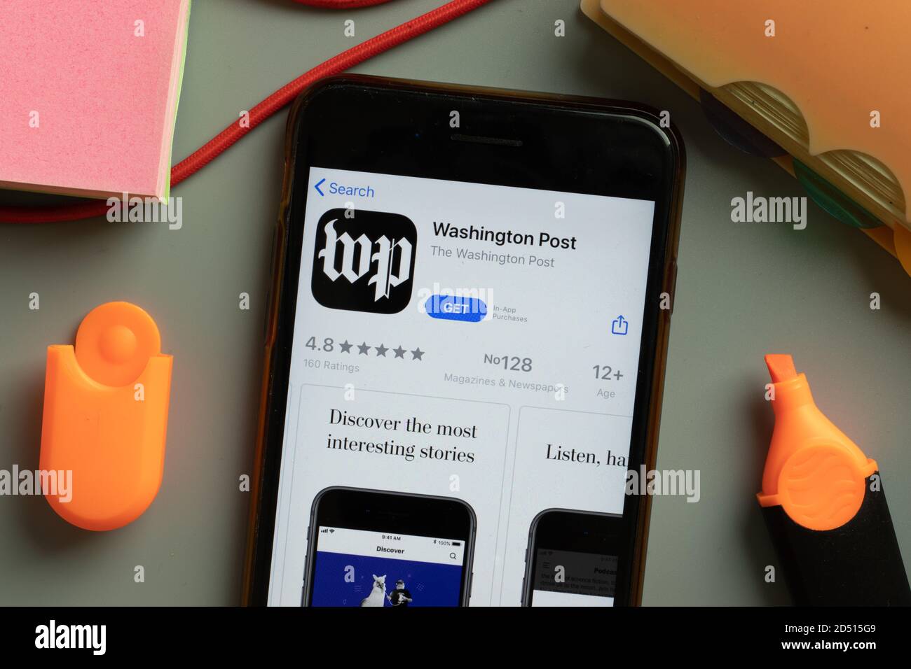 Washington post app logo hi-res stock photography and images - Alamy