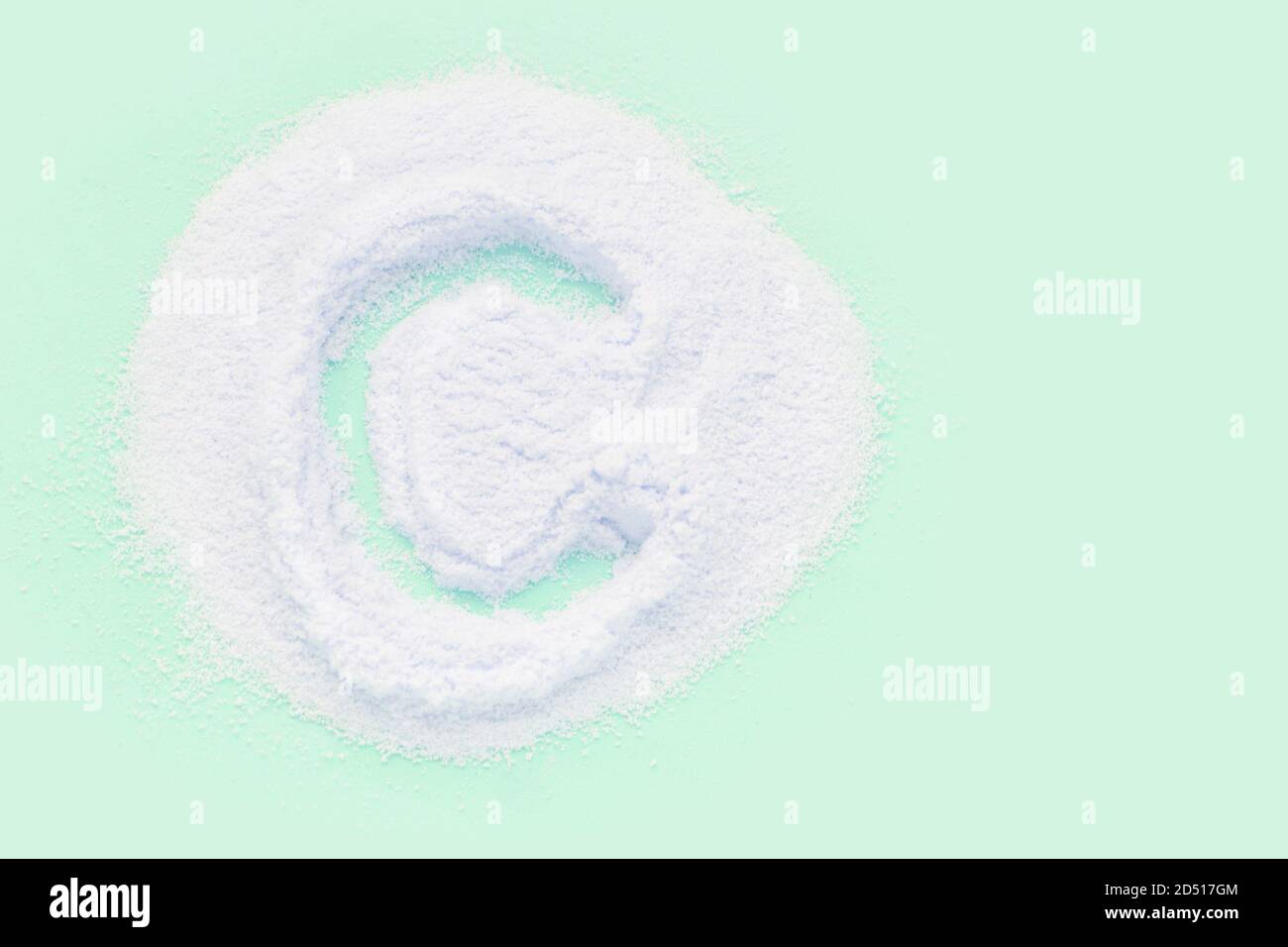 Collagen white powder. Pastel color background. Health product Stock ...