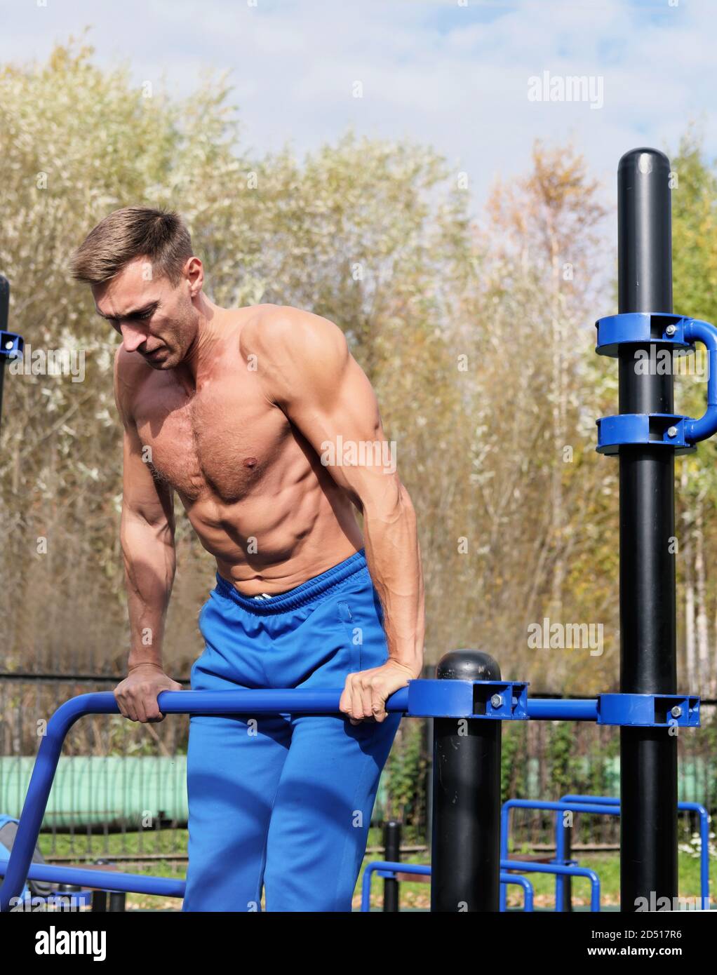 Parallel bar exercises hi-res stock photography and images - Alamy