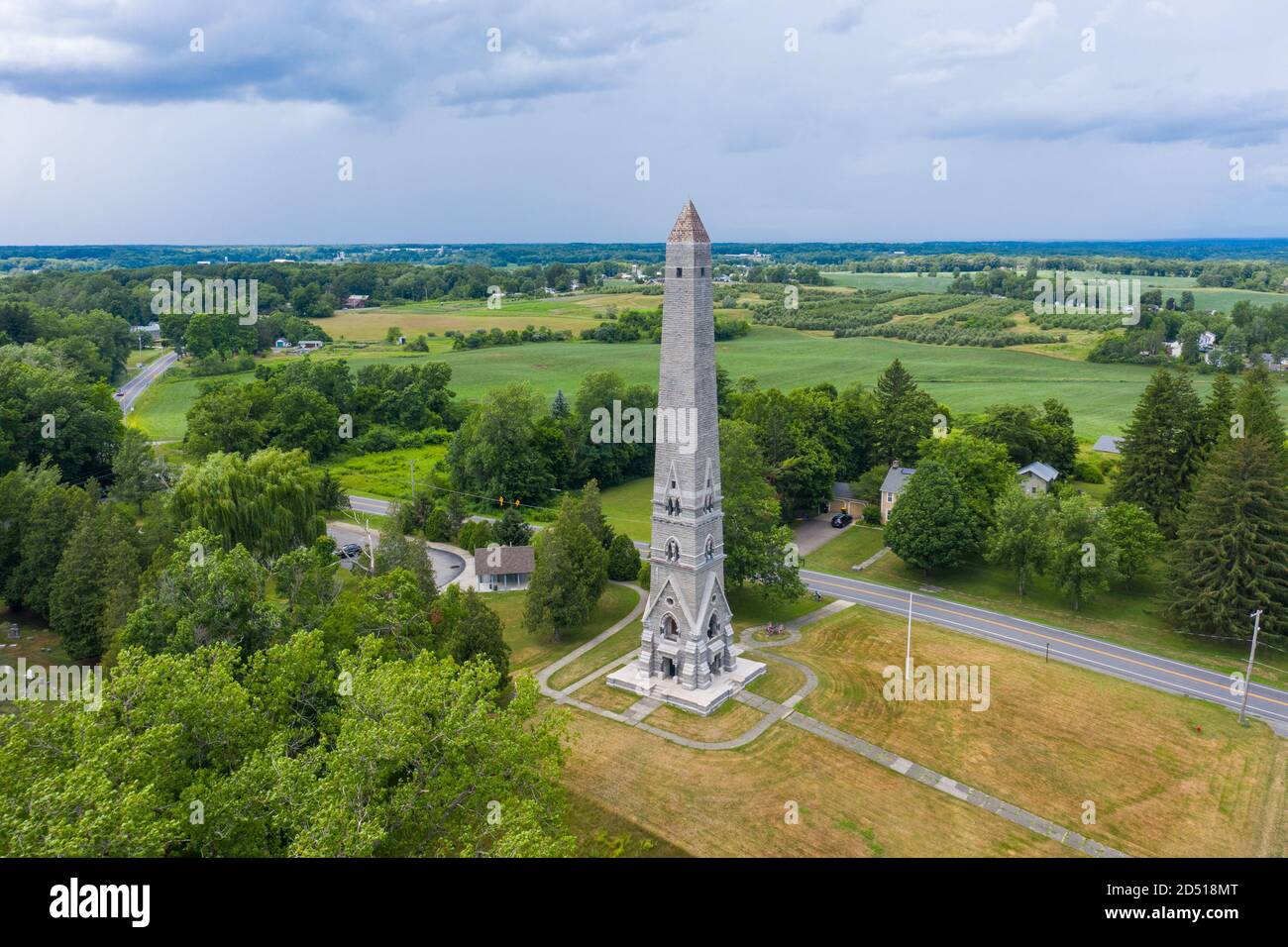 Saratoga Monument, Schuylerville, New York, usa Stock Photo - Alamy
