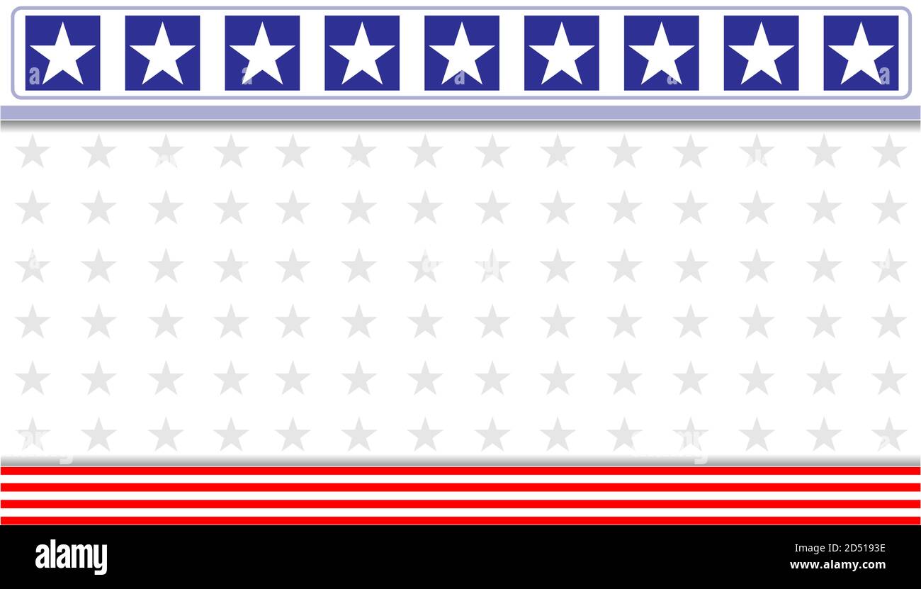 Abstract American flag decoration banner background with copy space for ...