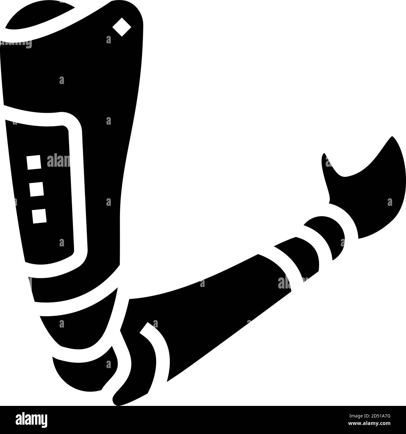 modern arm prosthesis glyph icon vector illustration Stock Vector Image ...
