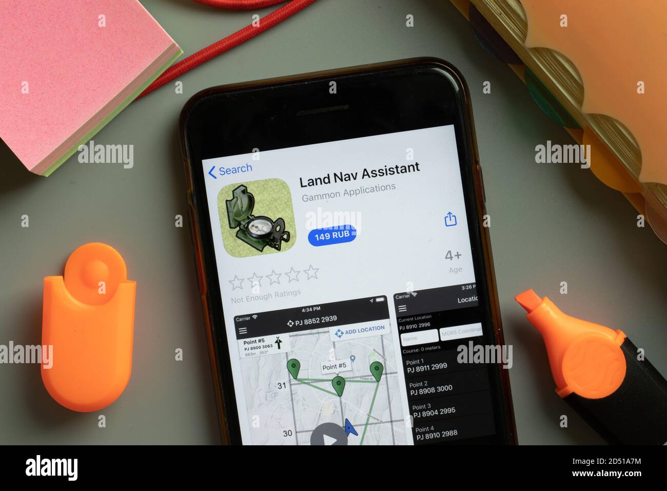 Land nav assistant hi-res stock photography and images - Alamy