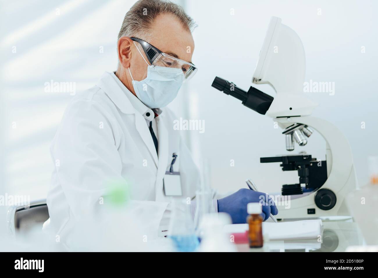 Young scientist conducts research hi-res stock photography and images ...