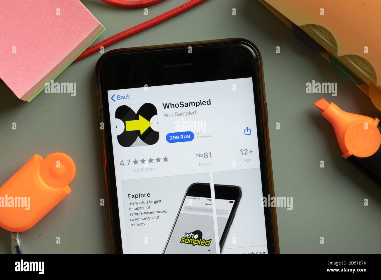 Whosampled app hi-res stock photography and images - Alamy