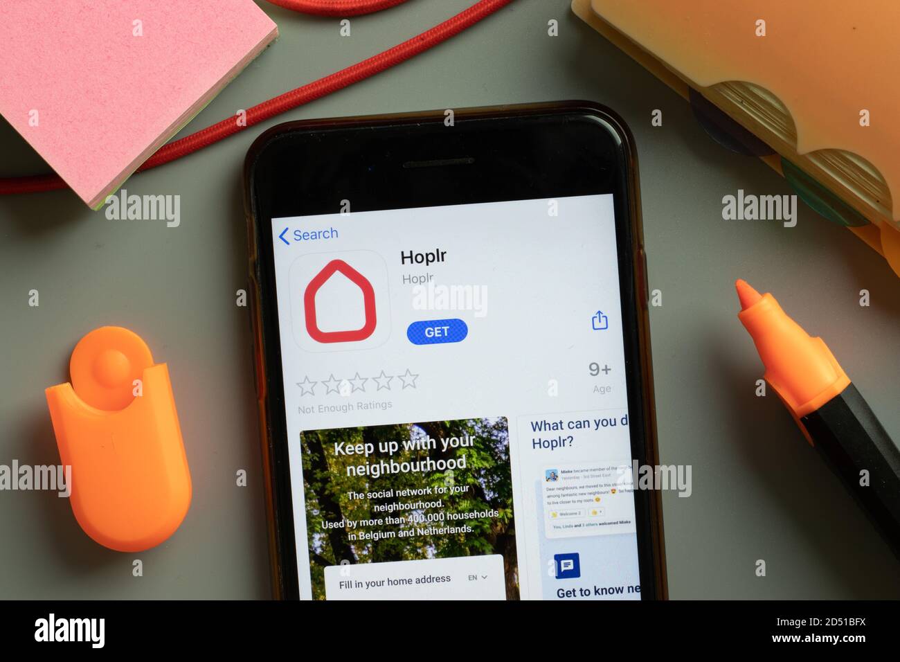Hoplr app hi-res stock photography and images - Alamy