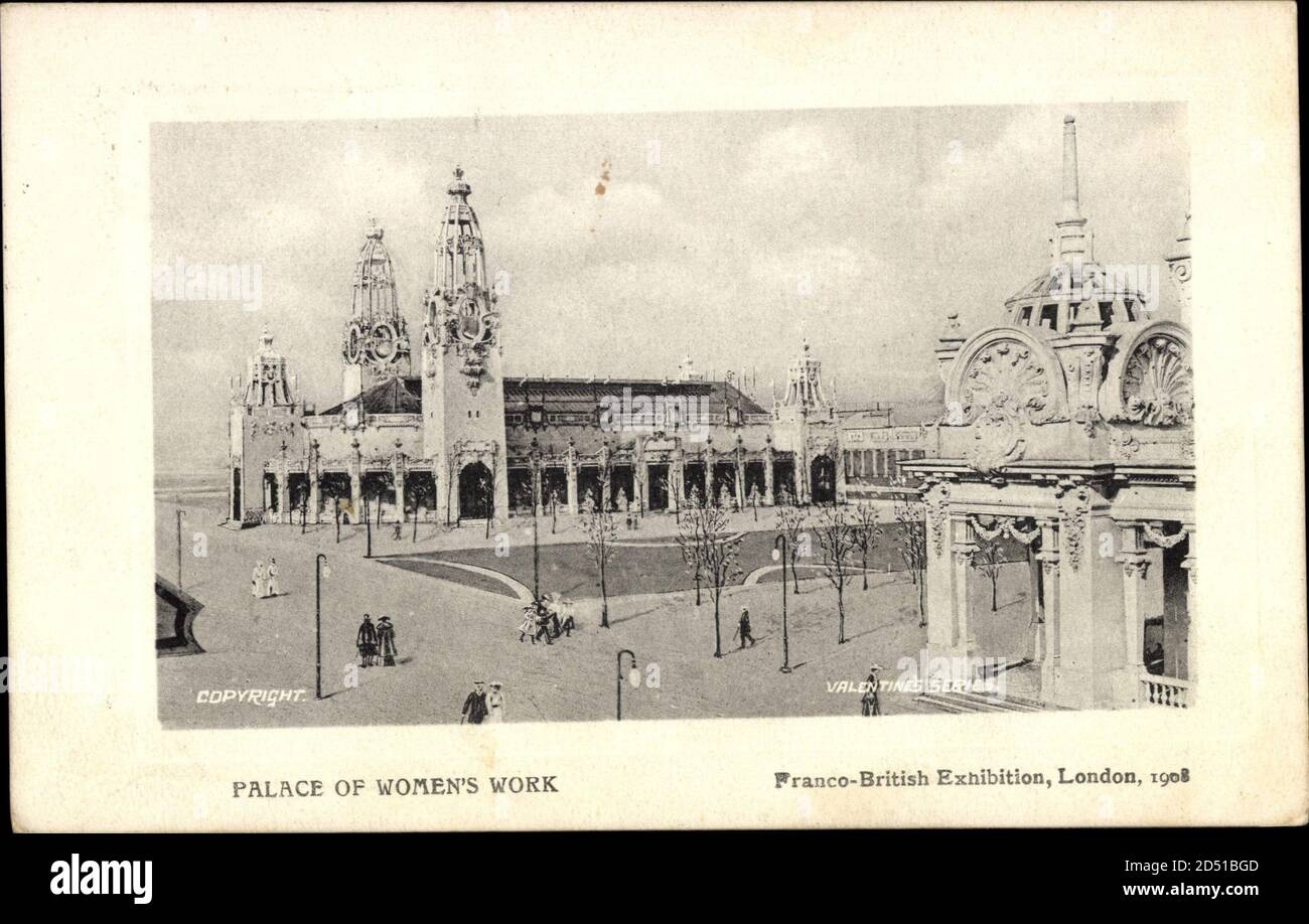 London City, Palace of Women's Work, Franco British Exhibition | usage ...