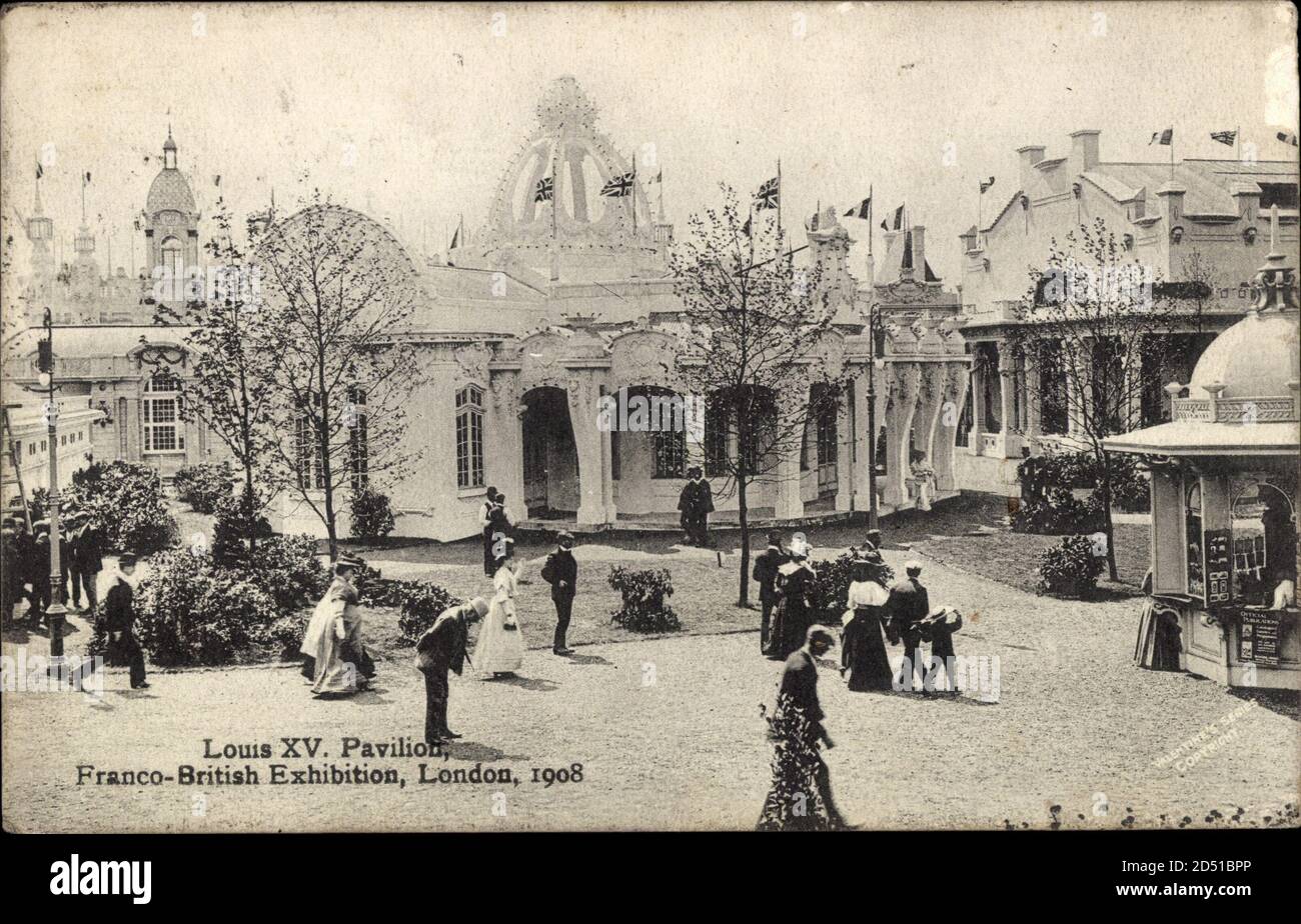 London, Franco British Exhibition 1908, Louis XV Pavilion | usage ...