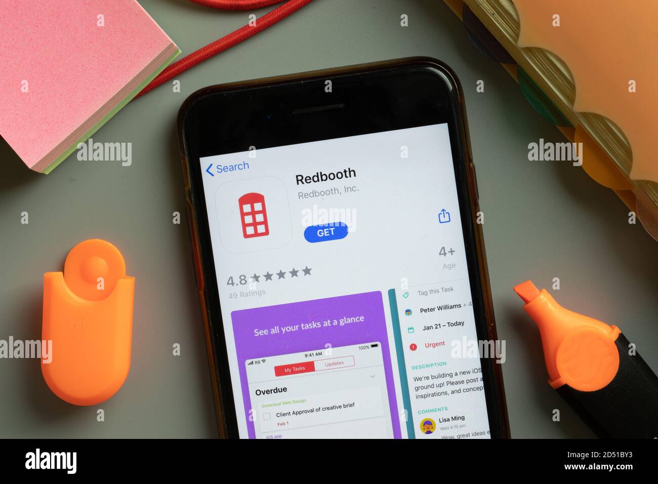 Redbooth hi-res stock photography and images - Alamy