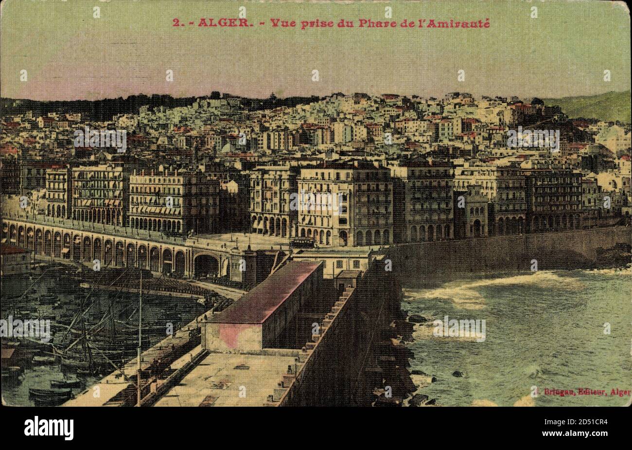 Alger Algerien, Vue prise du Phare de l'Amirauté | usage worldwide Stock Photo - Alamy