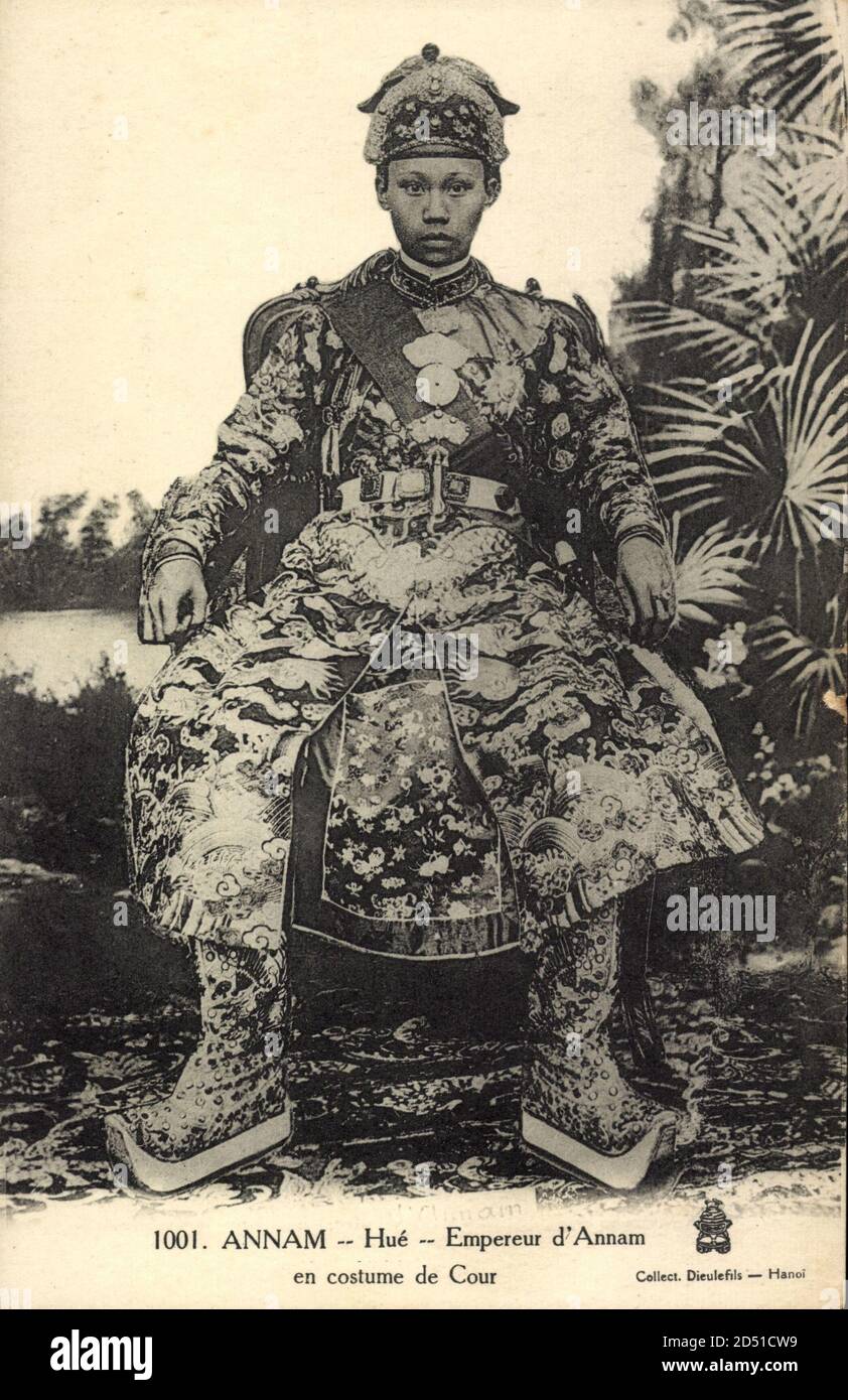 Hué Annam Vietnam, Empereur d'Annam, Kaiser von Annam | usage worldwide ...