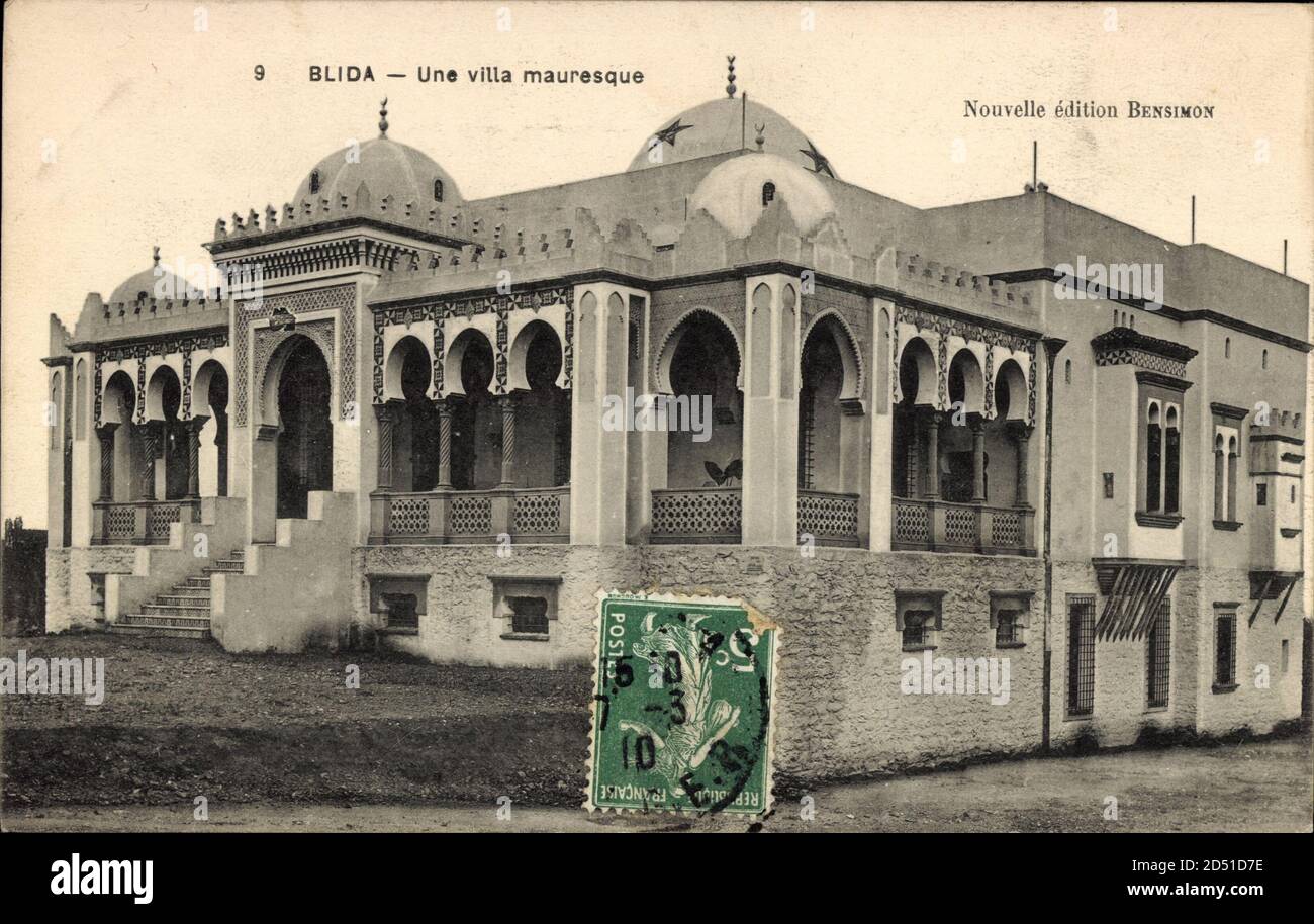 Blida Algerien, Une villa mauresque, Nouvelle edition bensimon | usage ...