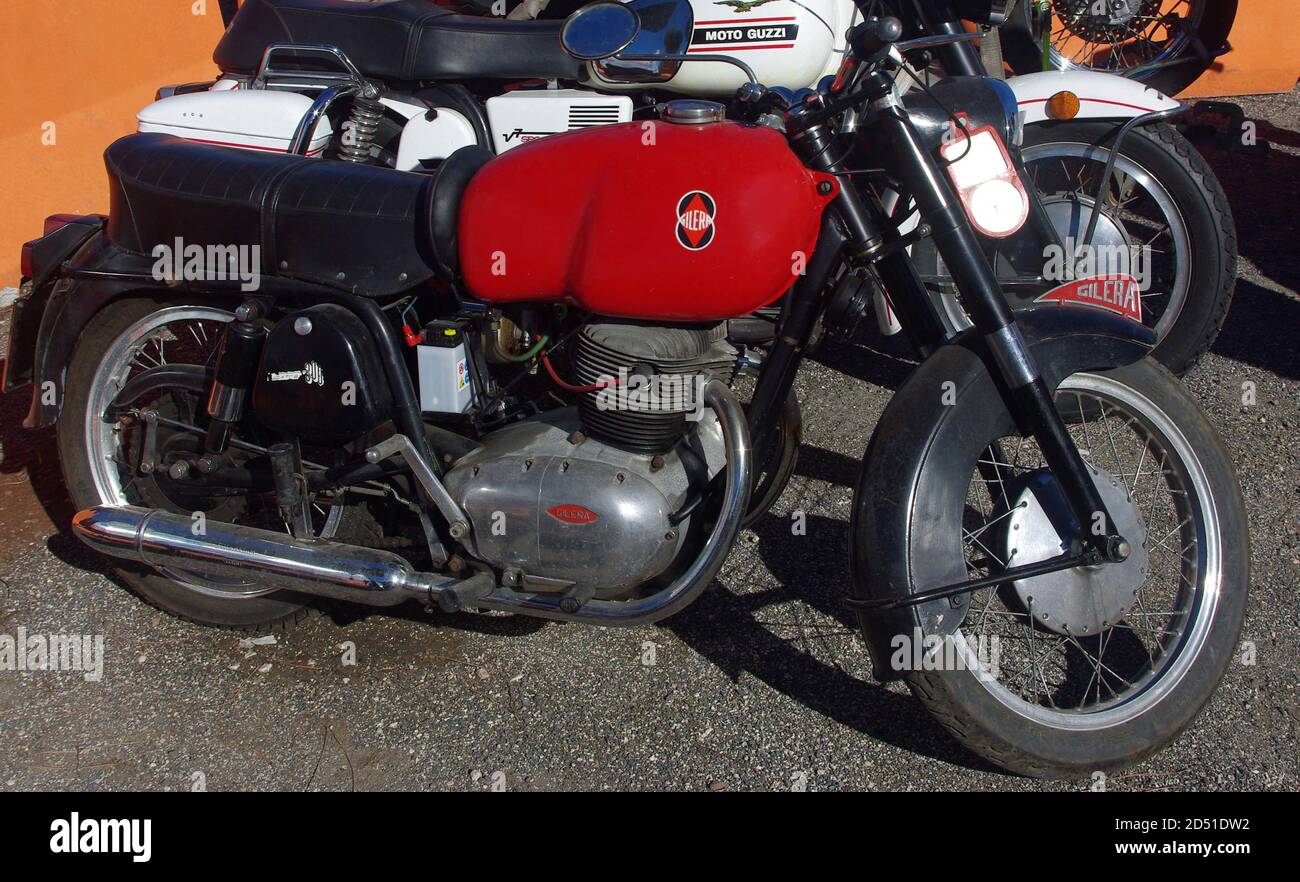 Old italian motorcycle: Gilera B 300 (1953-1969 Stock Photo - Alamy