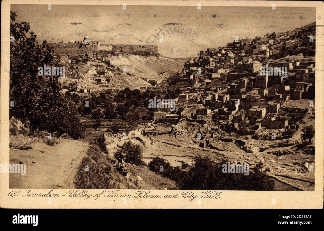 Jerusalem Israel, Valley of Kidron, Siloam and City Wall | usage ...