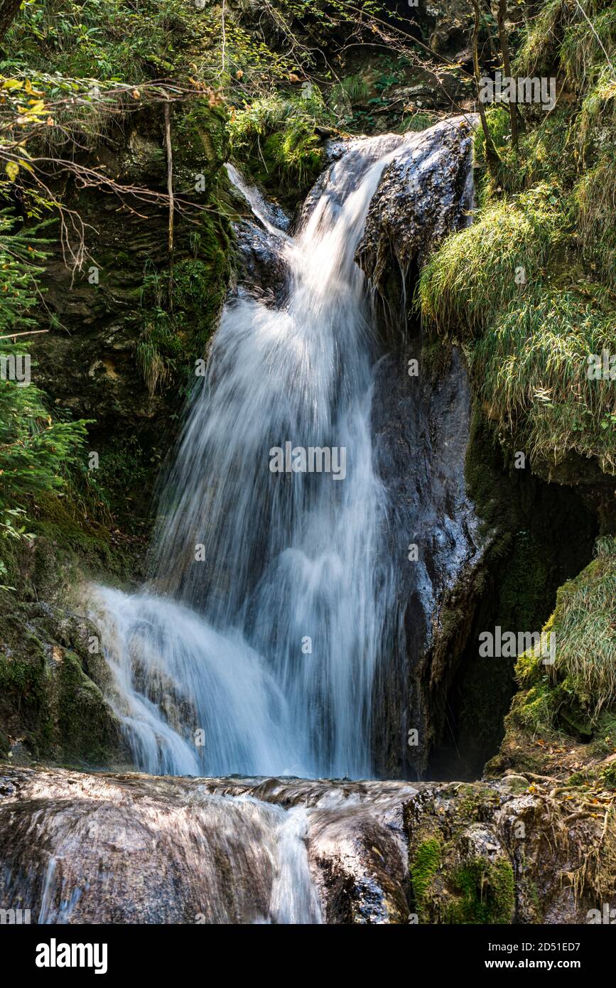 View at Gostilje waterfall at Zlatibor mountain in Serbia Stock Photo ...