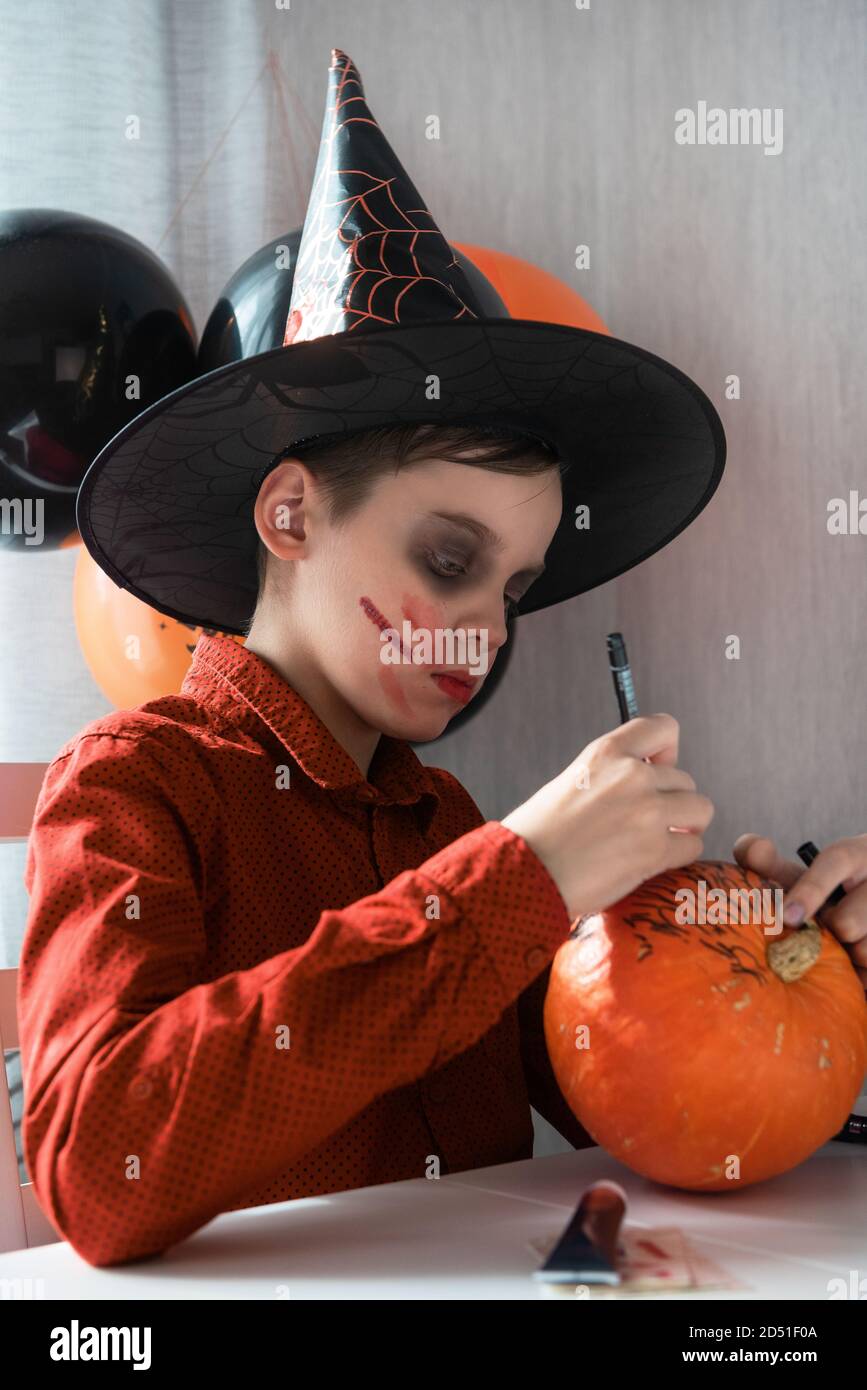 Halloween carnival or masquerade concept Stock Photo - Alamy