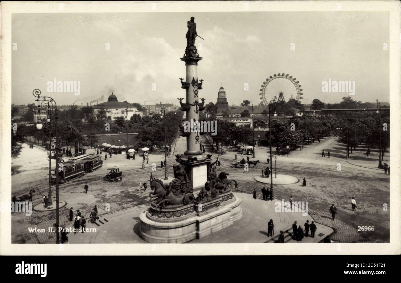 Wien Leopoldstadt, Praterstern, Riesenrad, Säule | usage worldwide ...